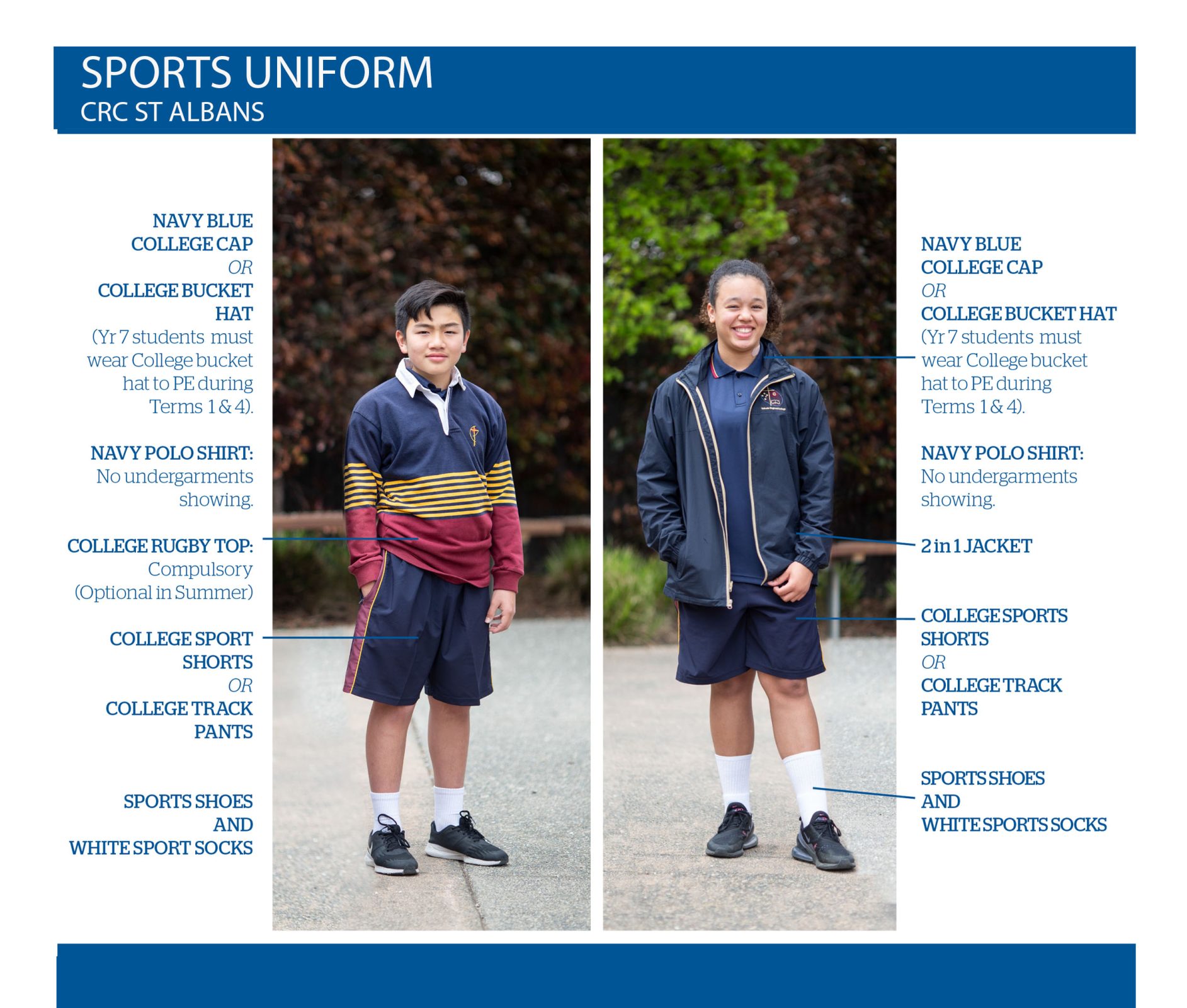 College Uniform – CRC St Albans